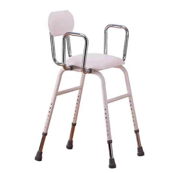 Kitchen Perching Stool, Height Adjustable