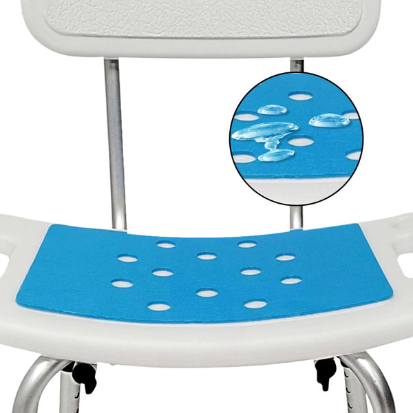 Waterproof Shower Chair | Height Adjustable Padded Bathing Bench