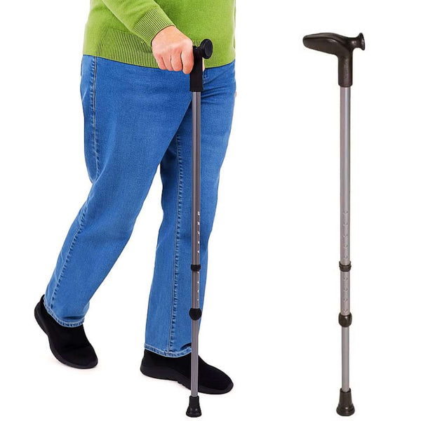 Contoured Grip Walking Stick | Lightweight, Strong and High Quality