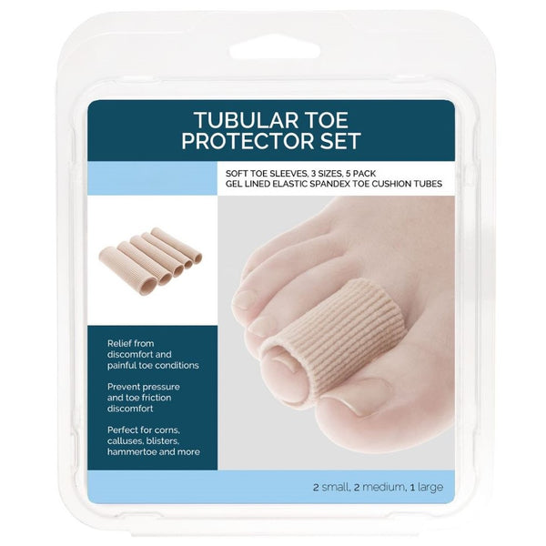 Tubular Toe Protector | Gel Fabric Protector Tubes For Toes & Fingers