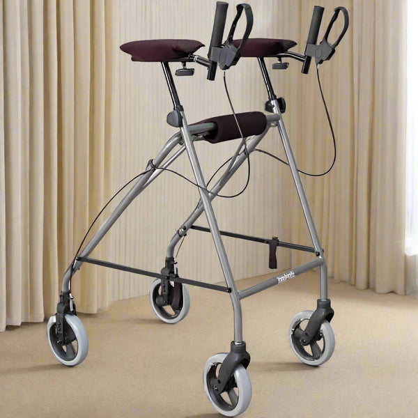 Gutter Walker | Foldable Upright Rollator with Forearm Support